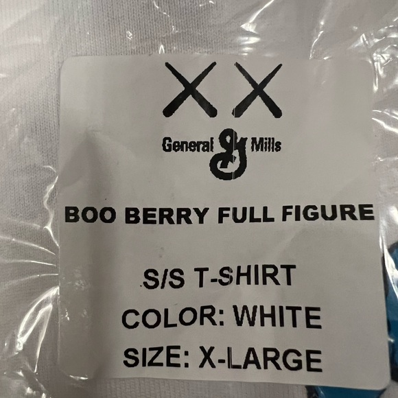 KAWS | Shirts | Kaws X General Mills Monsters Booberry T Shirts With ...